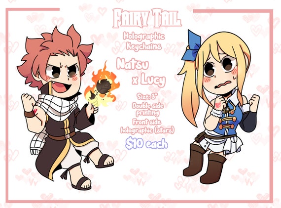 Nalu Fairy Tail Chibi Natsu Dragneel Delicate Wpap Art Print