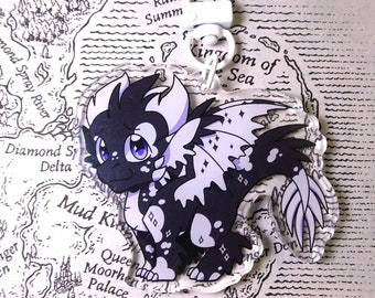 Snowfox and Snowflake Wings of Fire WOF Acrylic Charm - Etsy