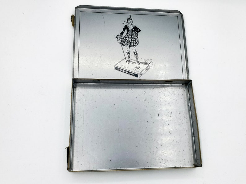 Vintage Mcdonalds Export Gold Standard Cigarette Tin, Retro 50 ...