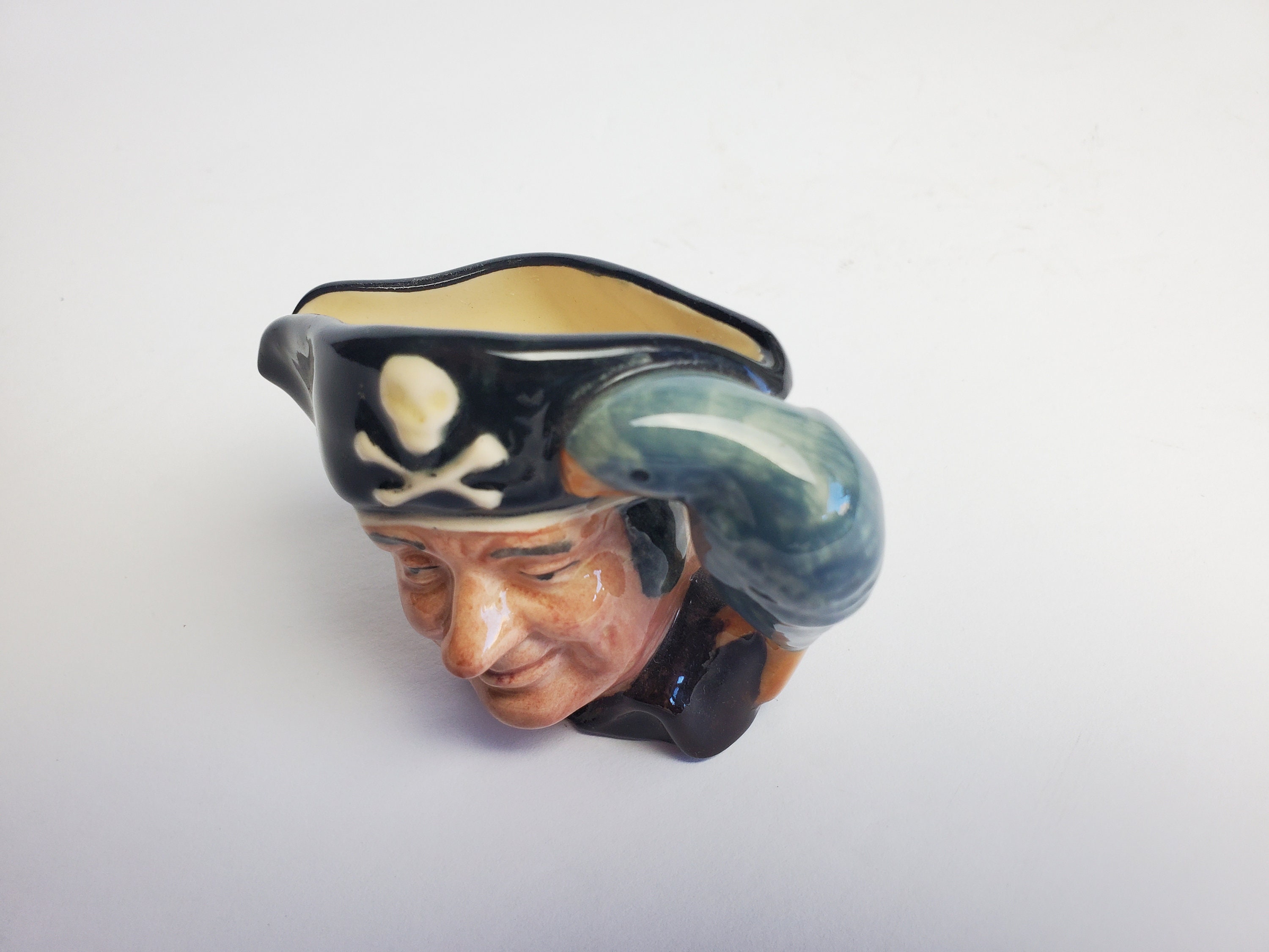 Royal Doulton Long John Silver Miniature Character Jug, Vintage British ...