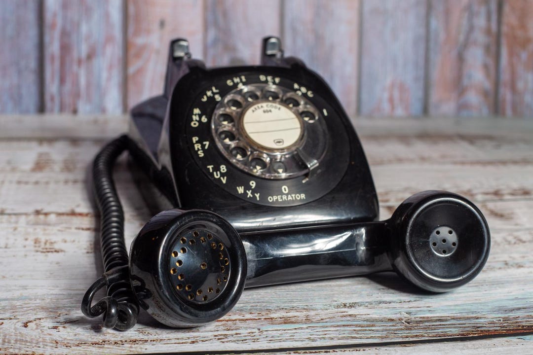 Working GTE Automatic Electric Monophone Black Rotary Telephone Rewired ...