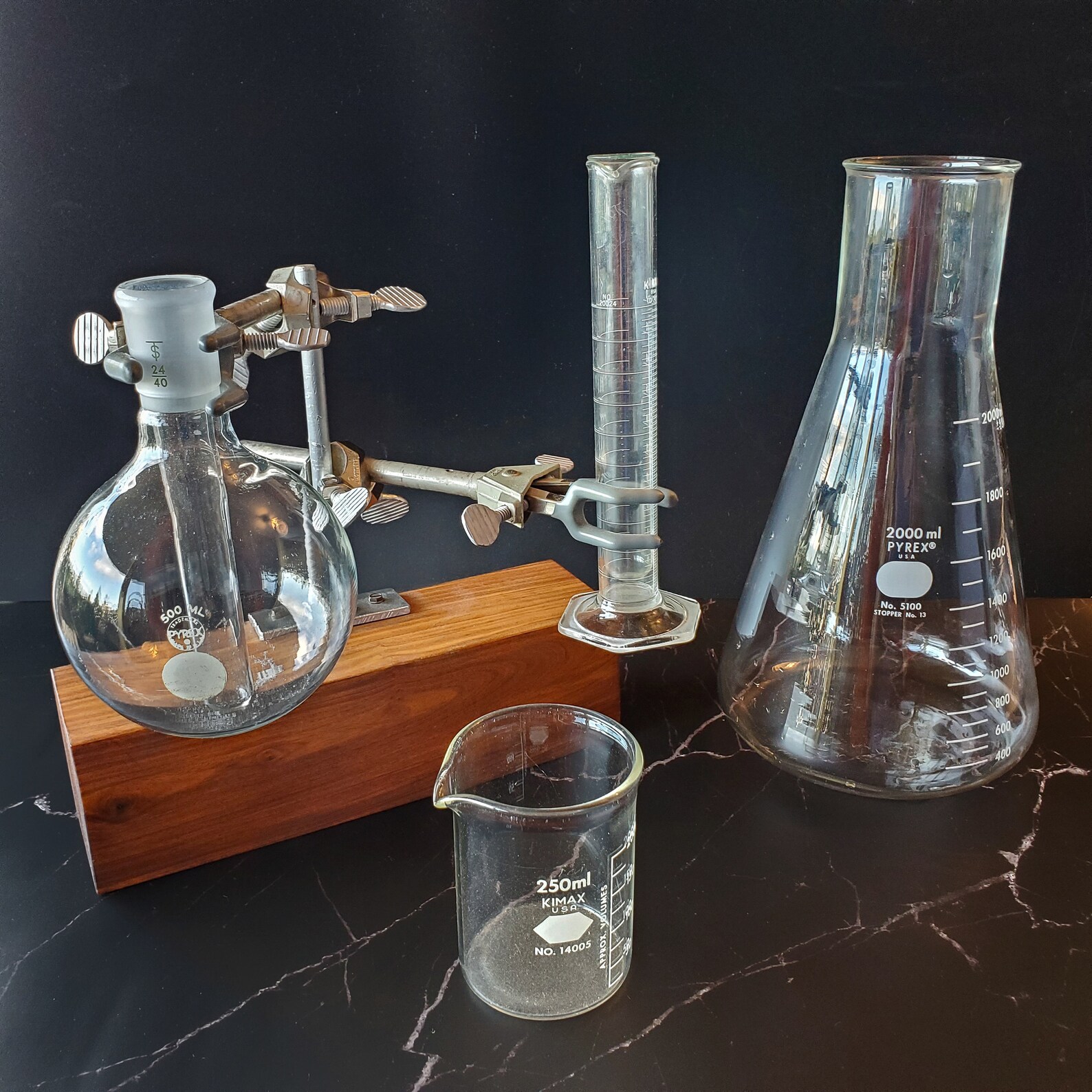 Vintage Science Laboratory Chemistry Set With Round-bottom - Etsy