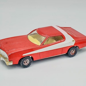Vintage 1970s Starky and Hutch Ford Gran Torino, 1:36 Red White Diecast ...