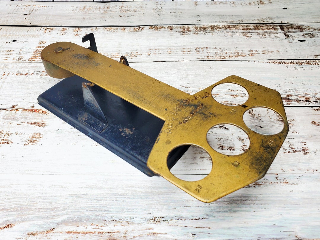 Antique ABC Egg Grading Scale Rustic Brass Scale Farmhouse Kitchen ...