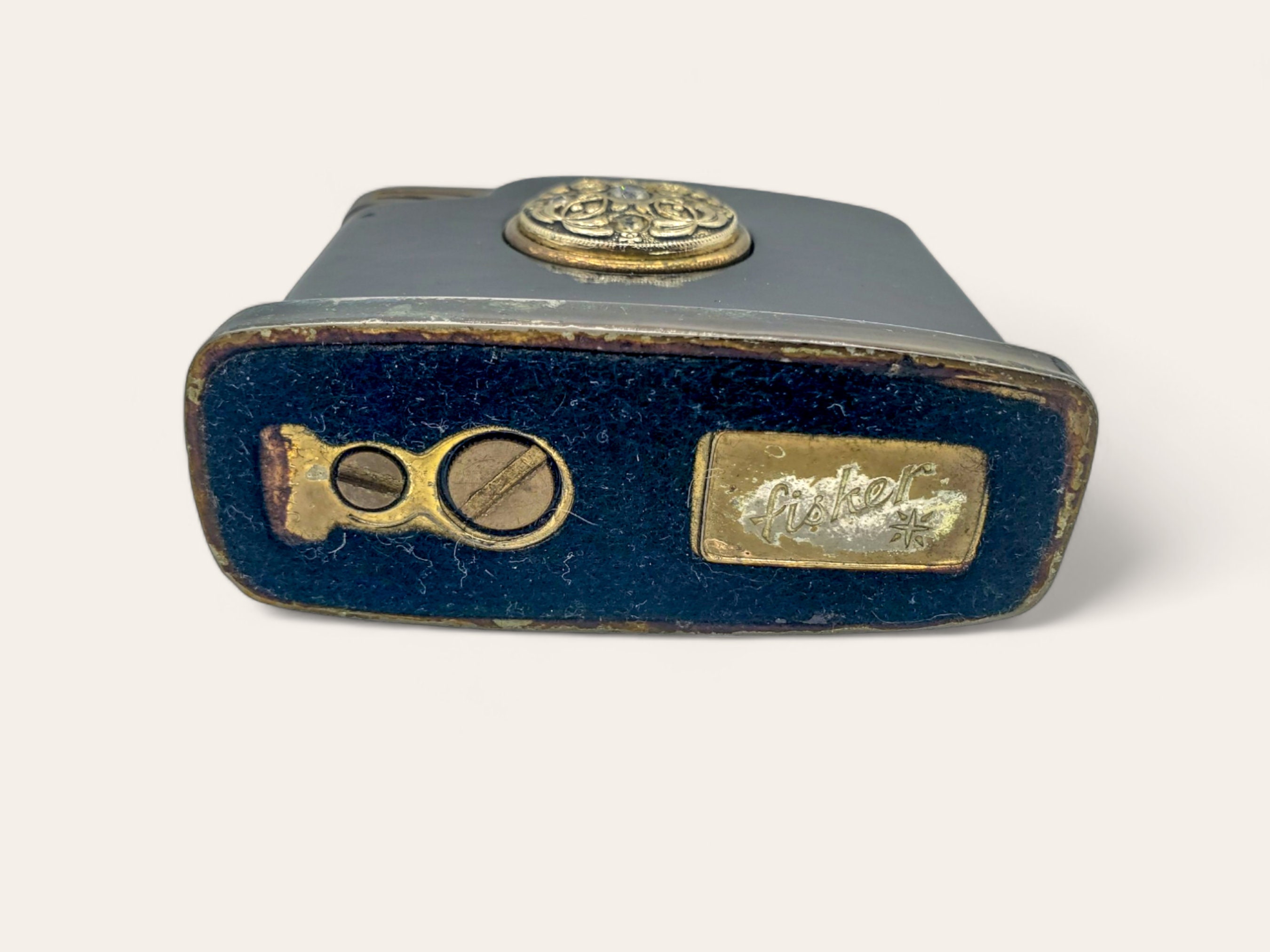 Vintage Fisher Table Lighter: 1950s Tobacciana Collectible, Bowers TL ...