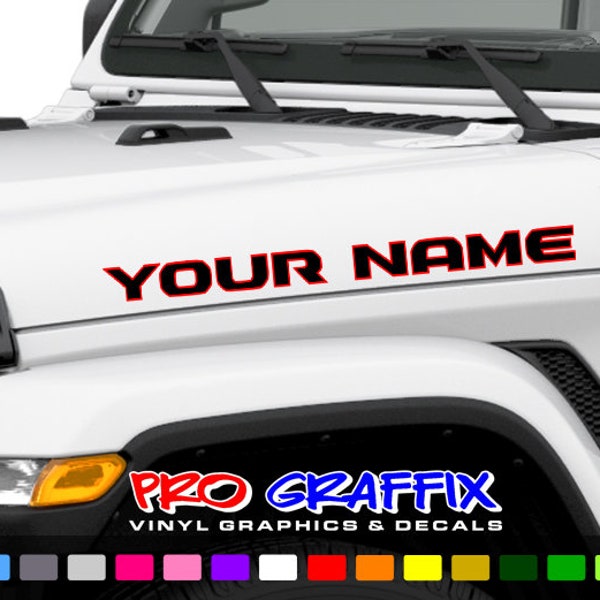 Custom Hood Decals - Etsy