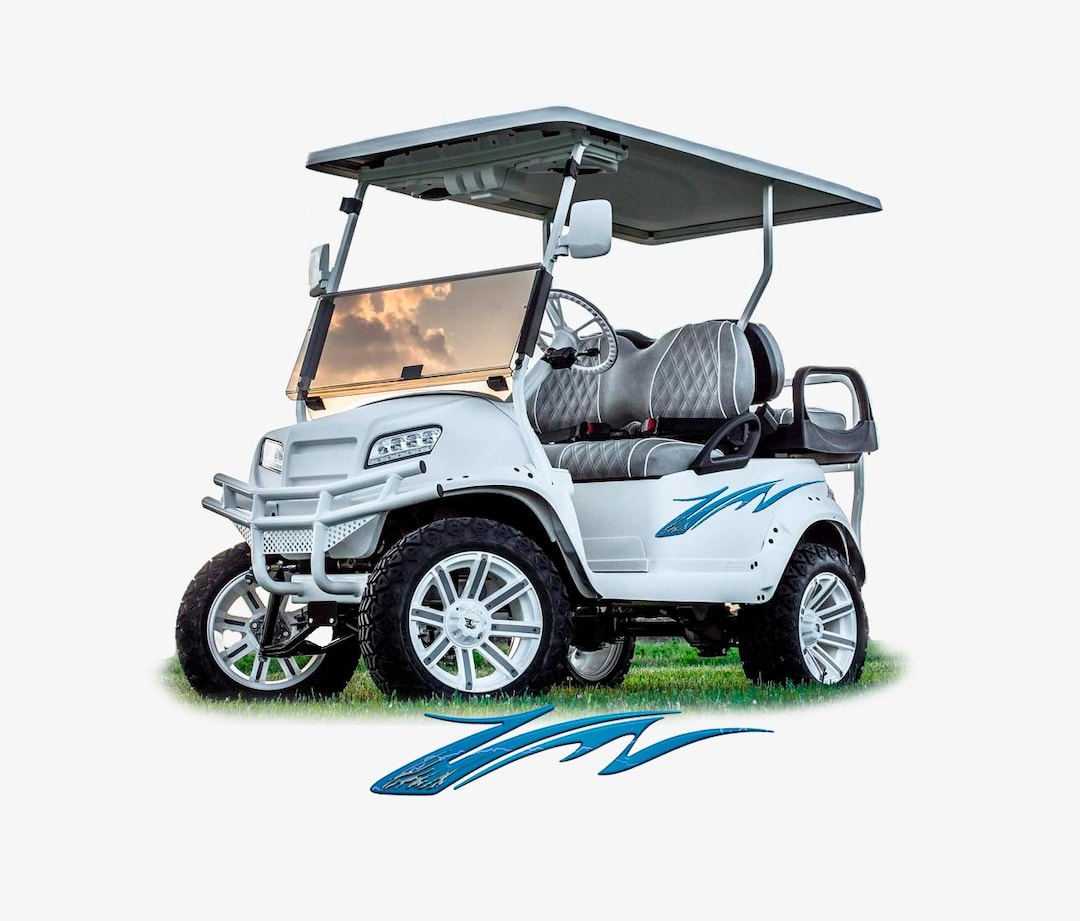 Golf Cart Decals Graphics 1 Pair Choose Your Color UGXA12 - Etsy