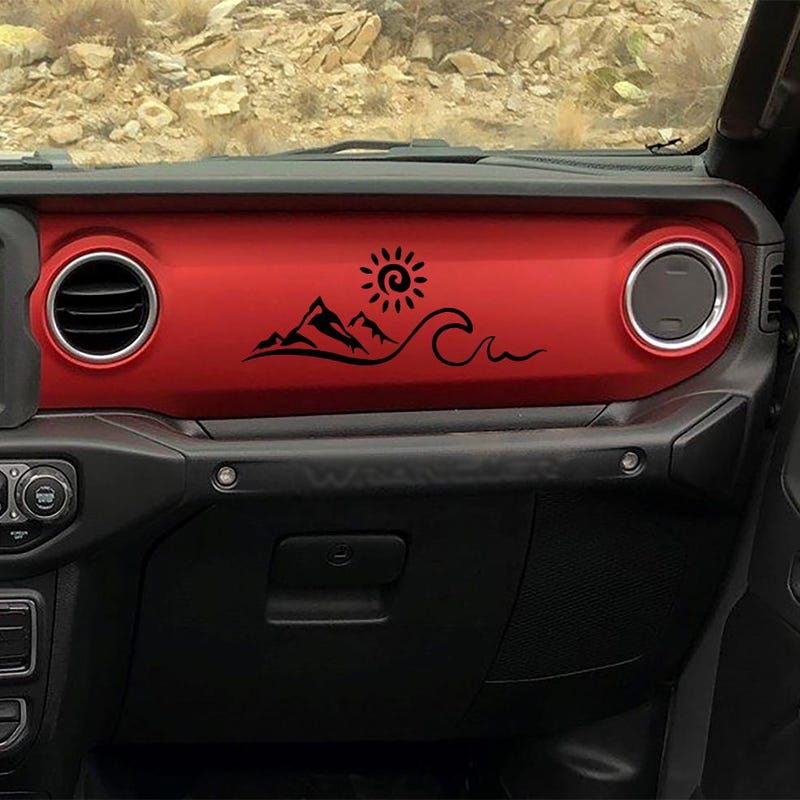 Jeep Jl Dash Beach Decal - Etsy