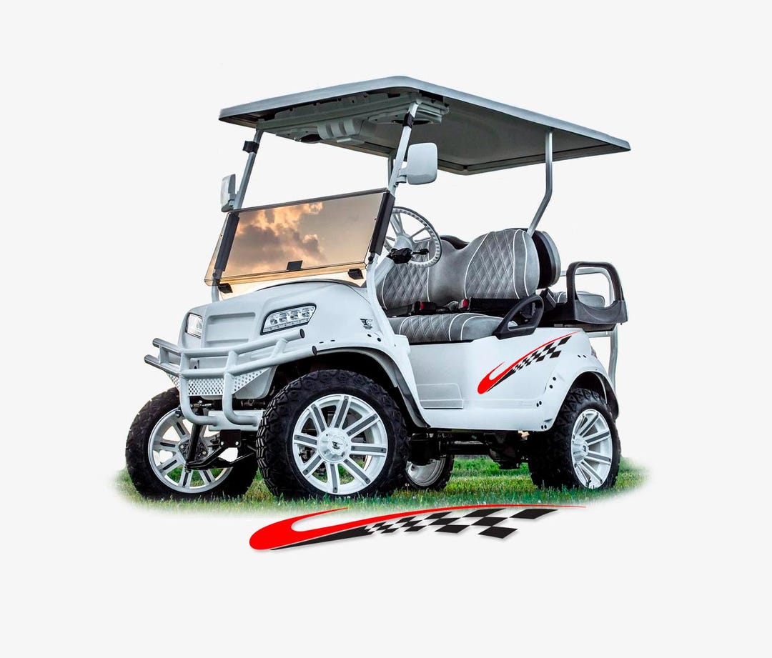 Golf Cart Decals Graphics 1 Pair in 2 Colors UGX726 - Etsy