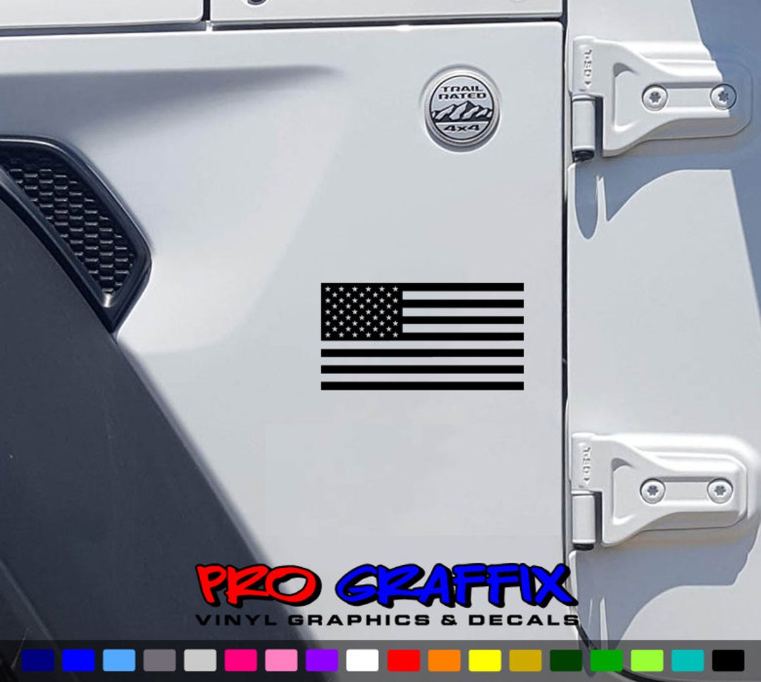 American Flag Decal Fender Side Decals 1 Pair - Etsy