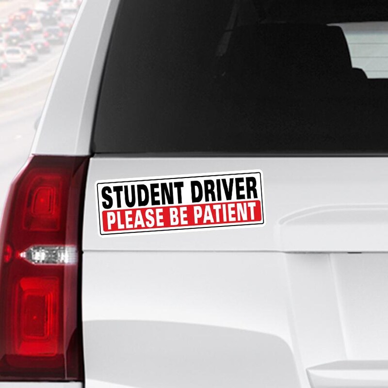 Student Driver Sticker - Etsy