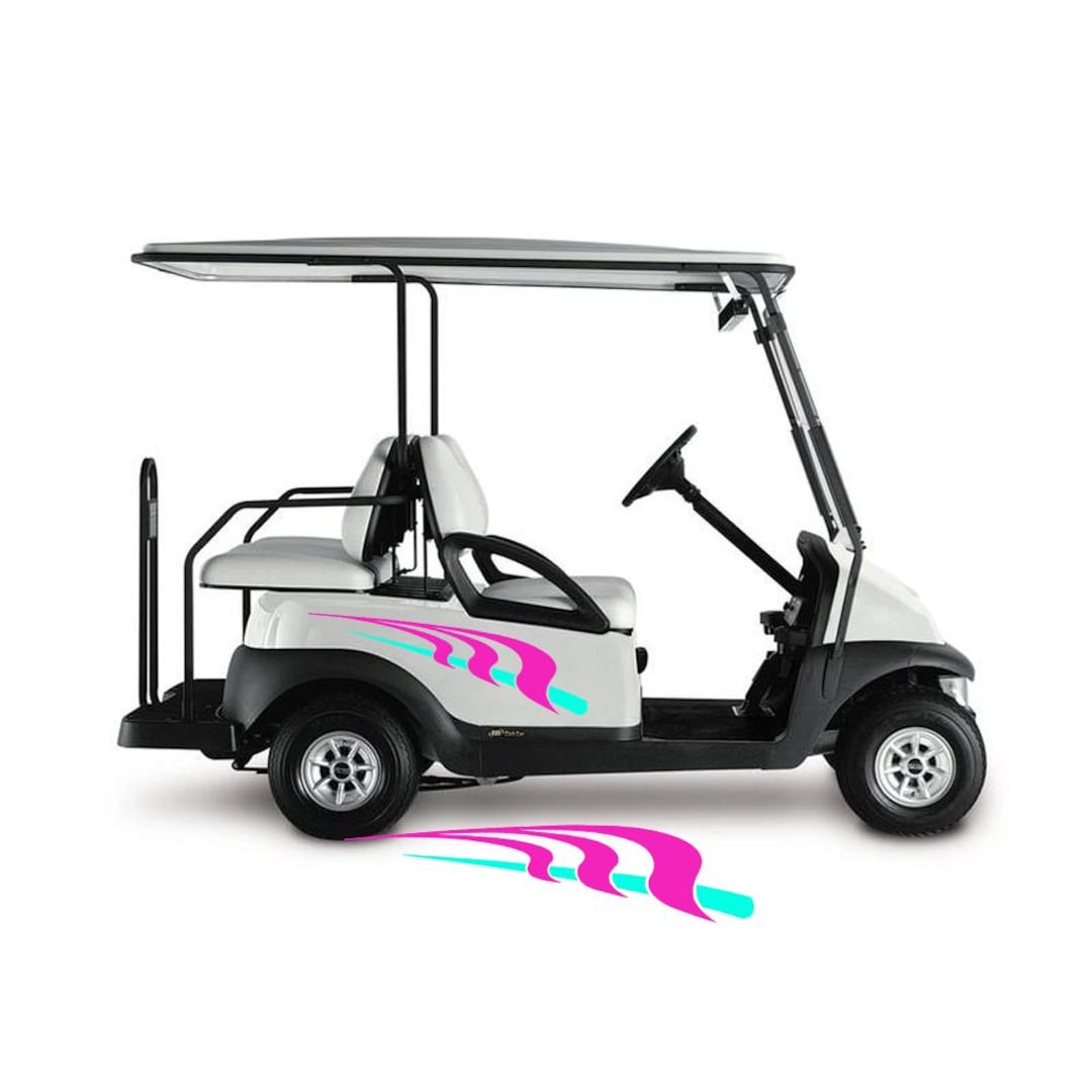 Golf Cart Decals Side Graphics Tribal Flames 1 Pair Choose Your Colors ...