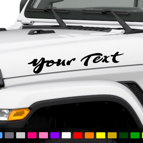 Custom Hood Decals - Etsy