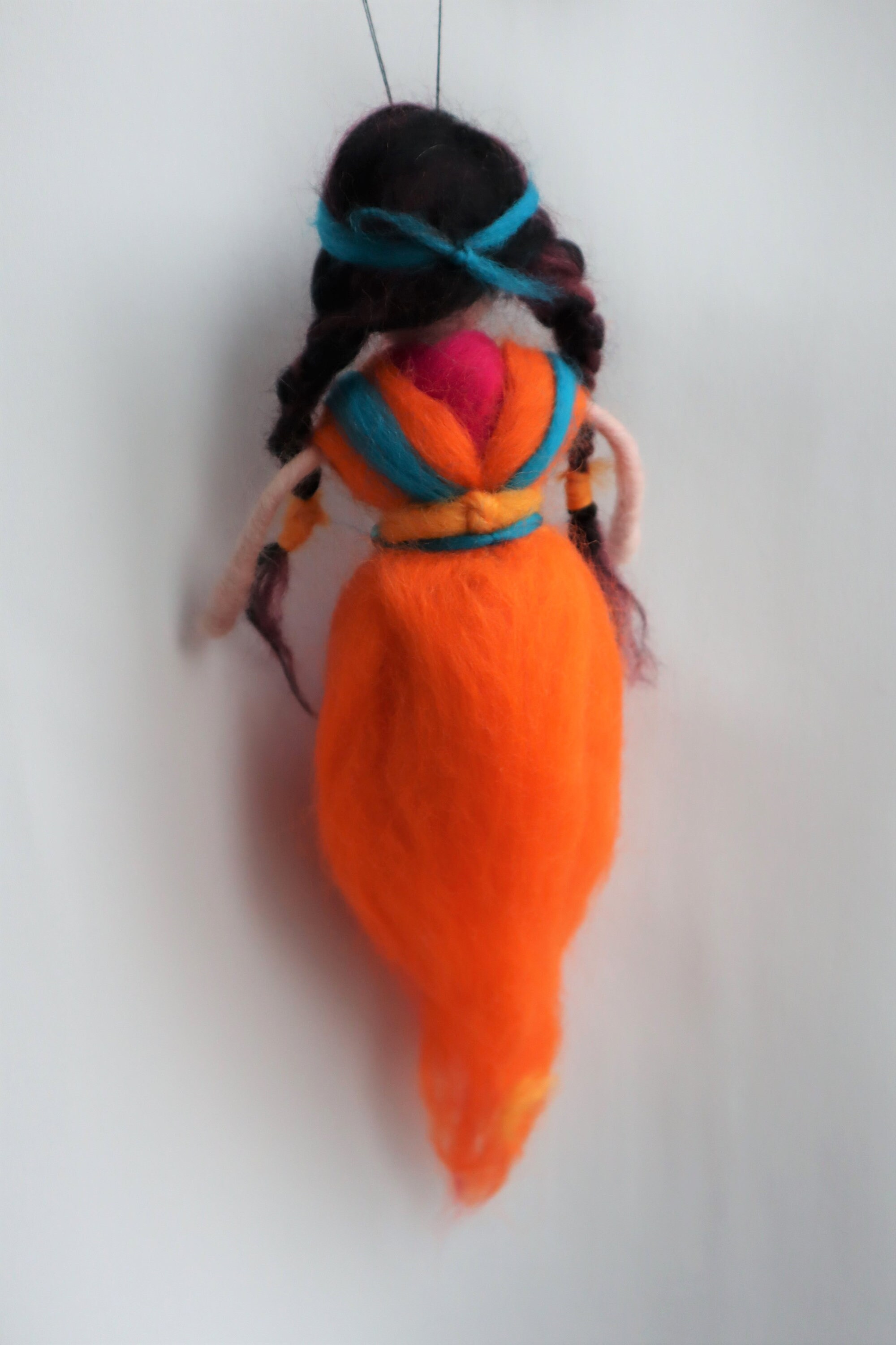 Fee nach Waldorfart, Schamanin, needle felted fairy, shamanic doll ...