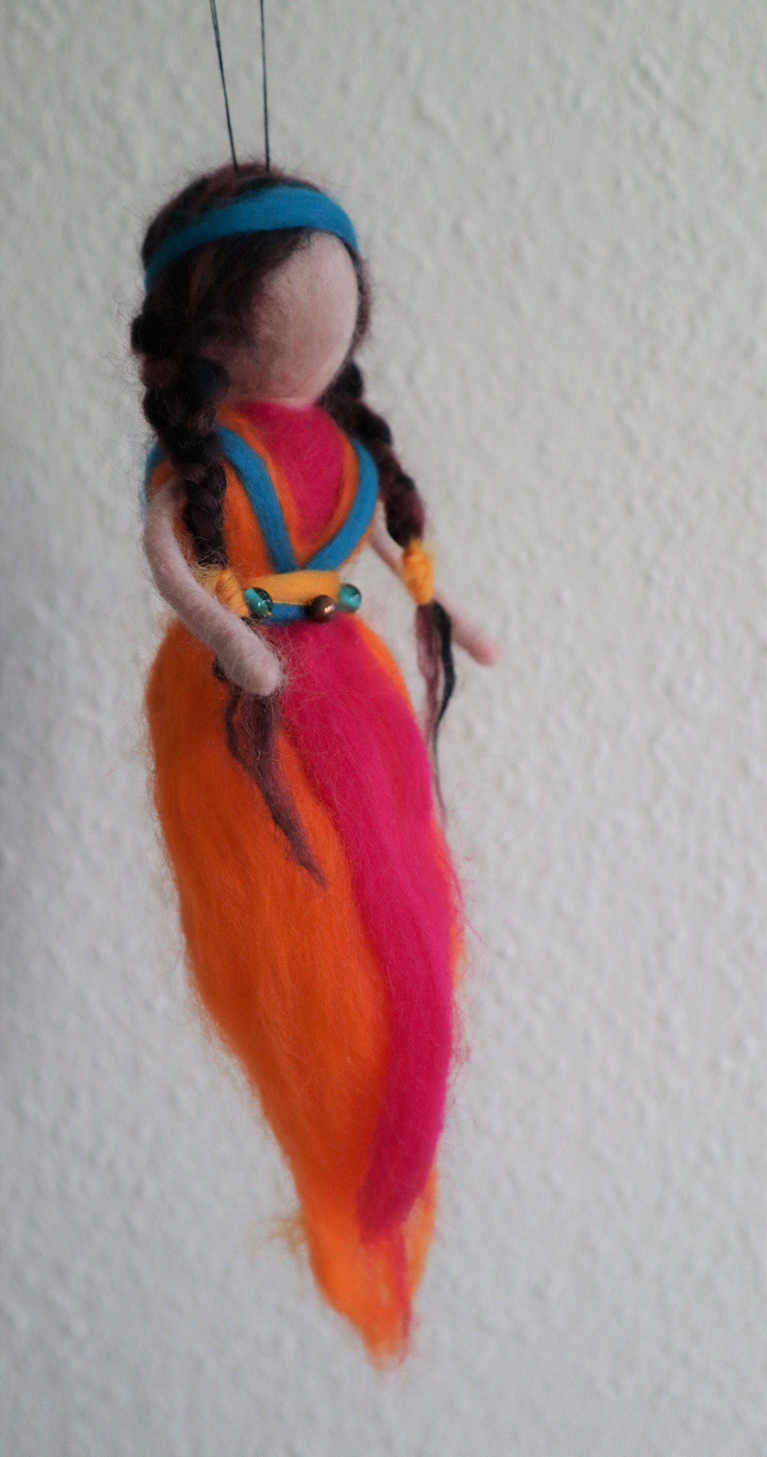 Fee nach Waldorfart, Schamanin, needle felted fairy, shamanic doll ...