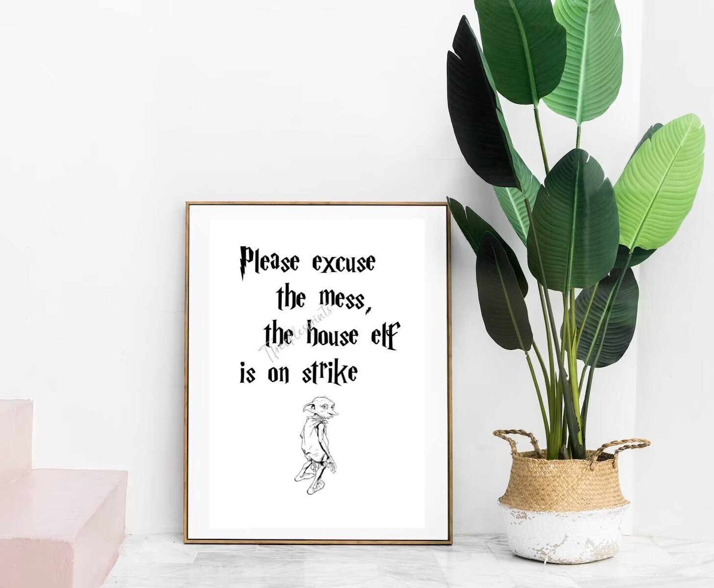 Dobby the House Elf A4 Print Only Home Wall Decor Harry Potter Wall Art ...