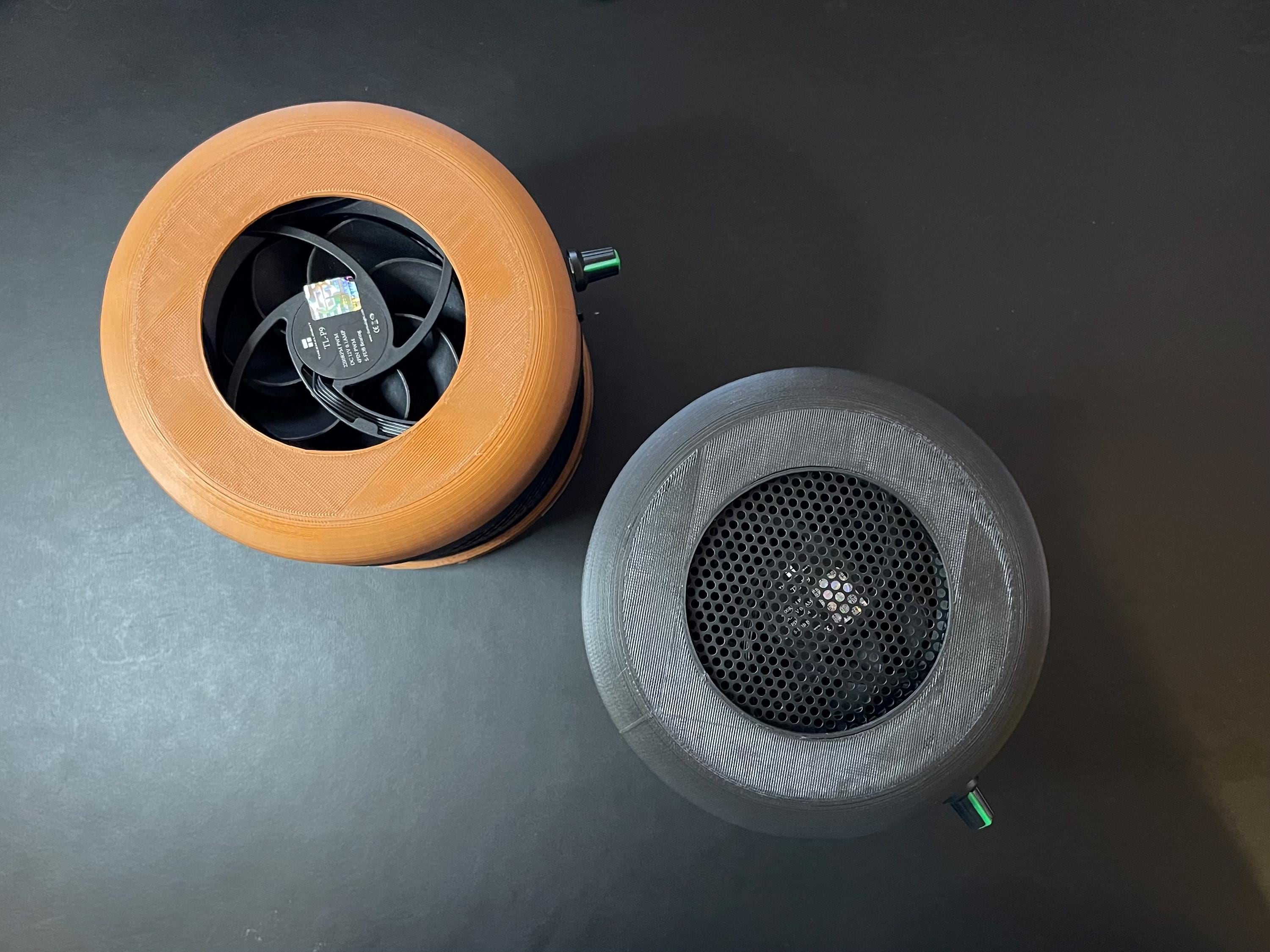 3D Printed DIY PWM Air Purifier - HEPA Filter, for Bedroom/office - Etsy