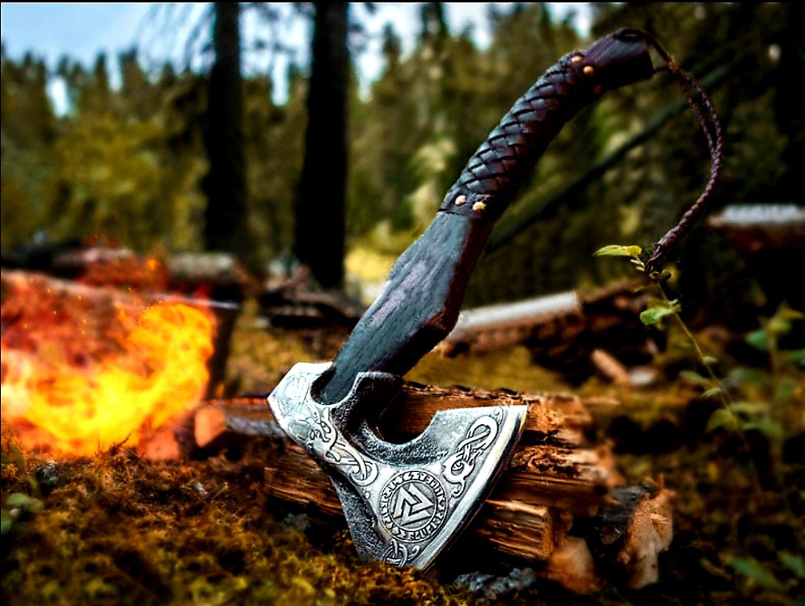 Cutting & Carving Woodworking & Carpentry Custom Hand Made Viking ...