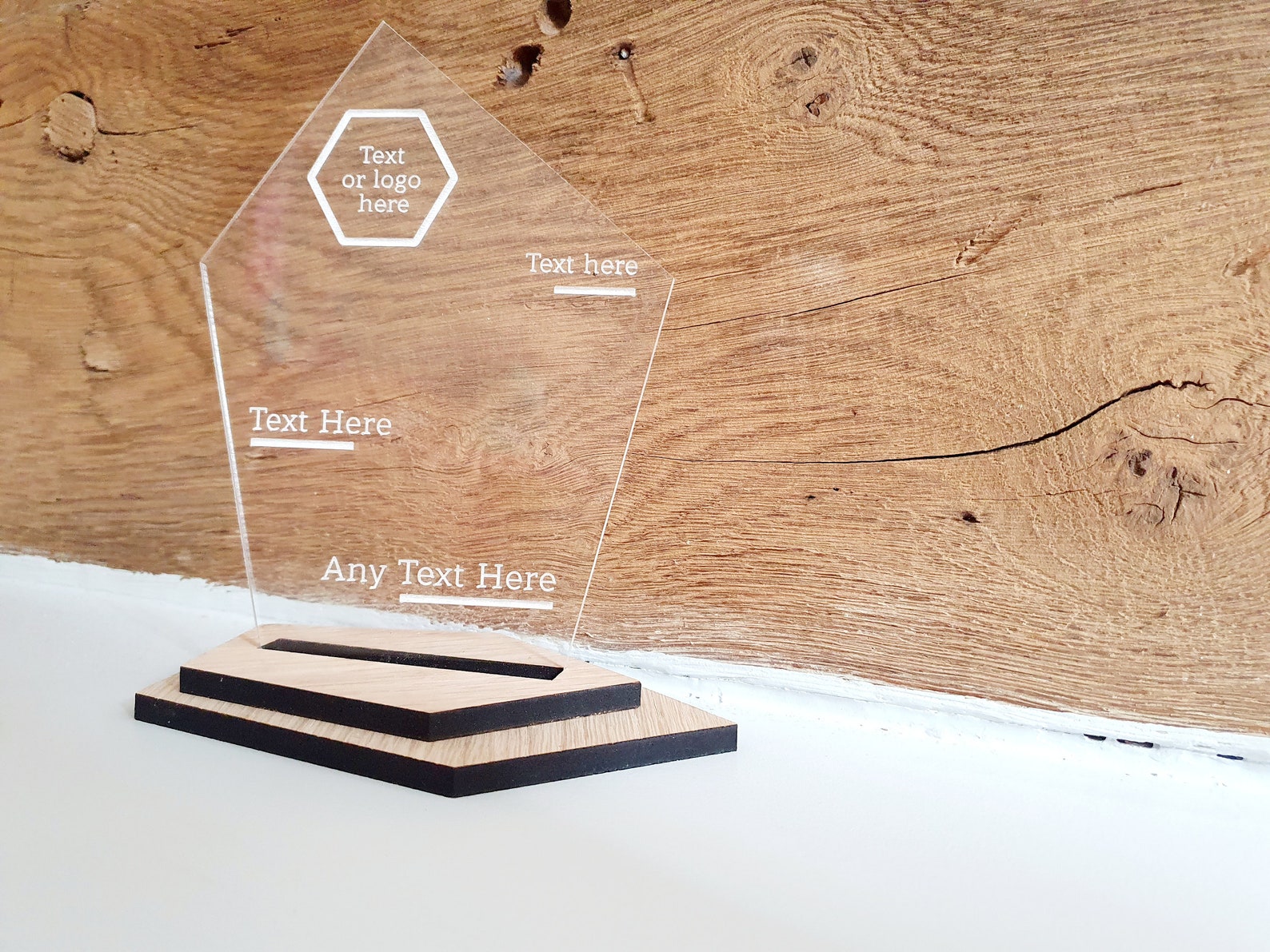 Unique Wooden Custom Award Trophy Engraved Wood Trophies - Etsy UK