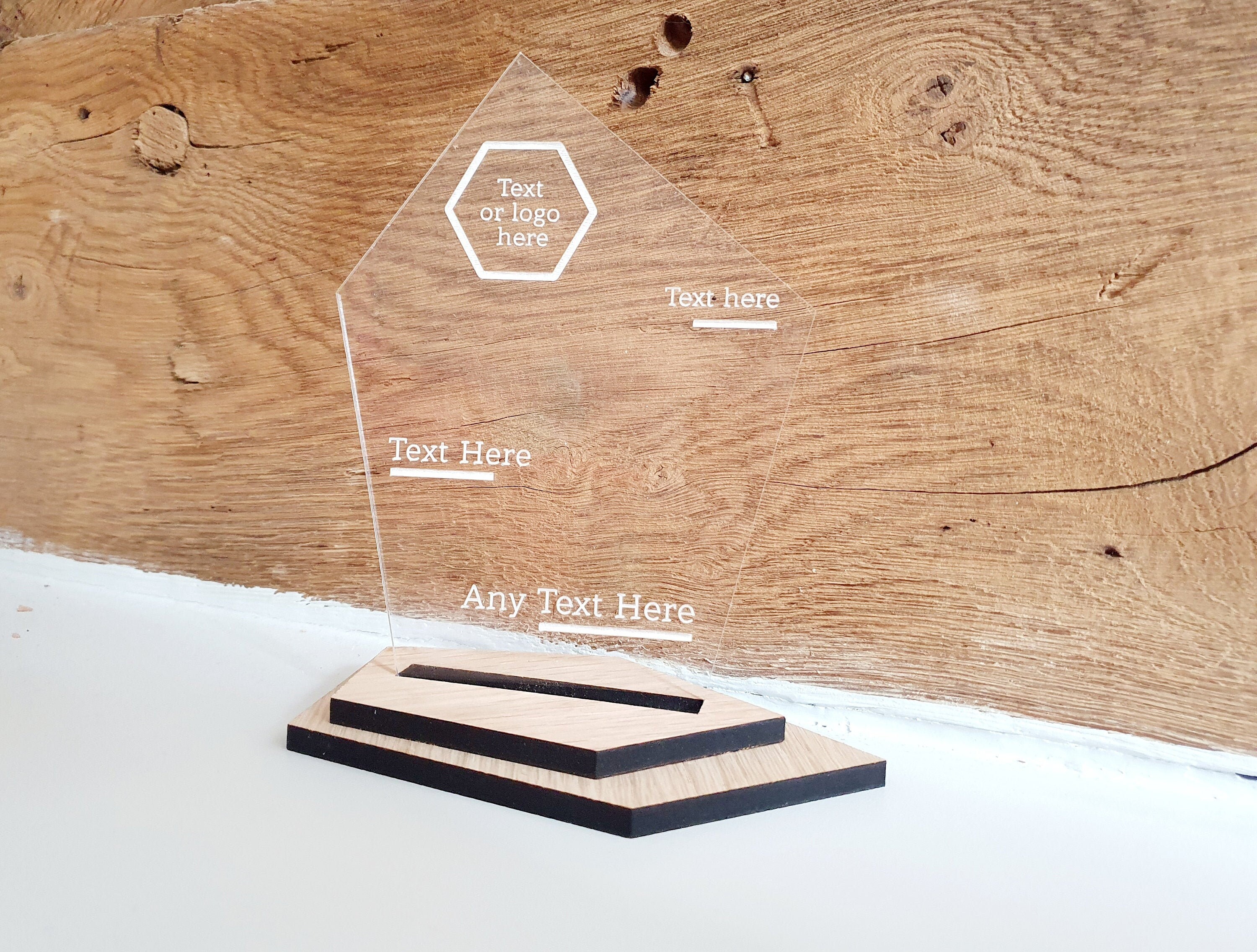 Unique Wooden Custom Award Trophy Engraved Wood Trophies - Etsy UK