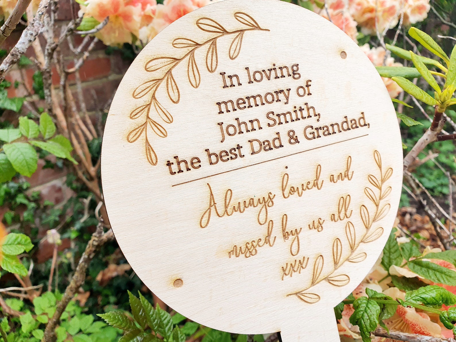 Plaque designs with picture in loving memory - westprimo