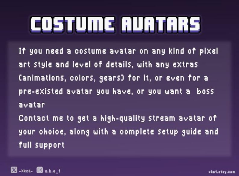 Cute Cat Stream Avatar, Chibi Pixel Art Cat for Twitch, Kick, and ...