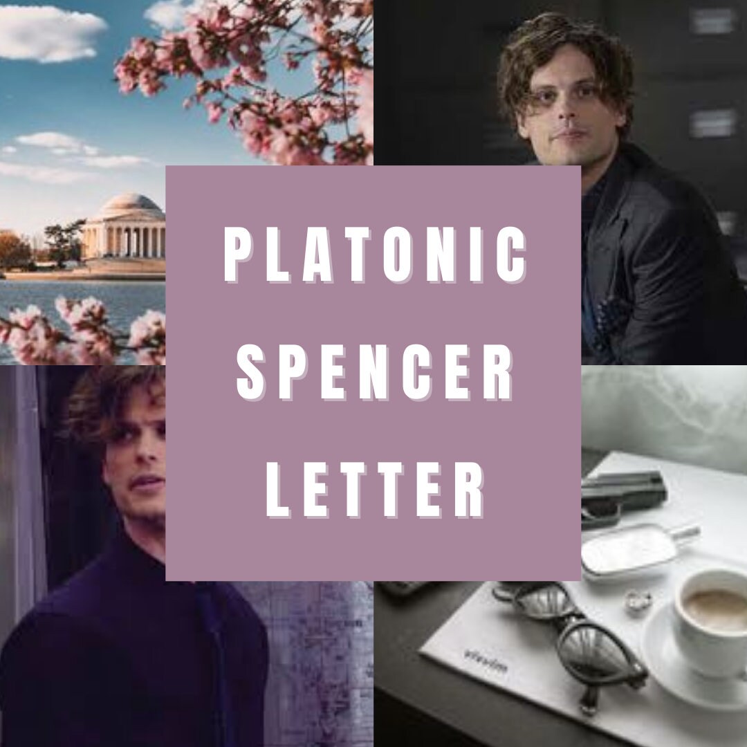 Digital Platonic Spencer Reid Inspired Letter - Etsy