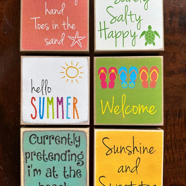 Wood Block Sayings - Etsy