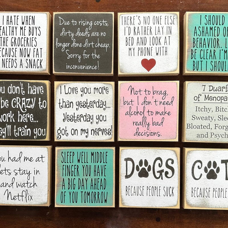 Sign Sayings - Etsy