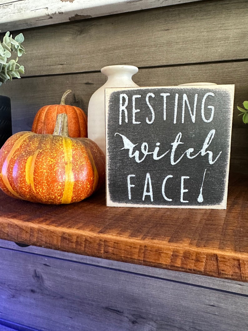 Small Wood Signs / Word Blocks / Funny Sayings - Etsy