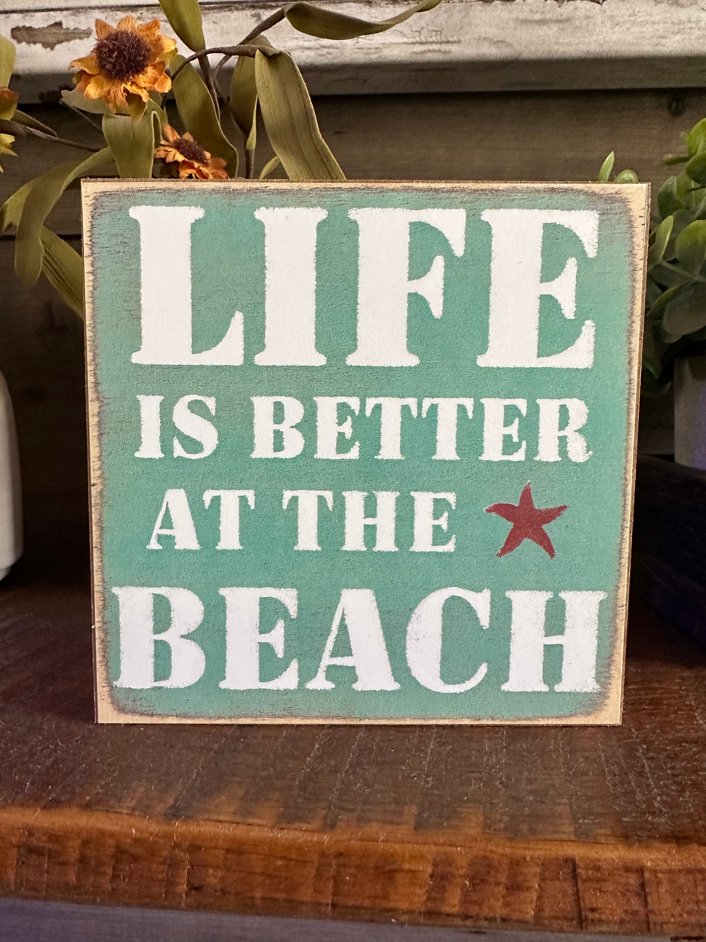 Small Wood Signs / Word Blocks / Funny Sayings - Etsy