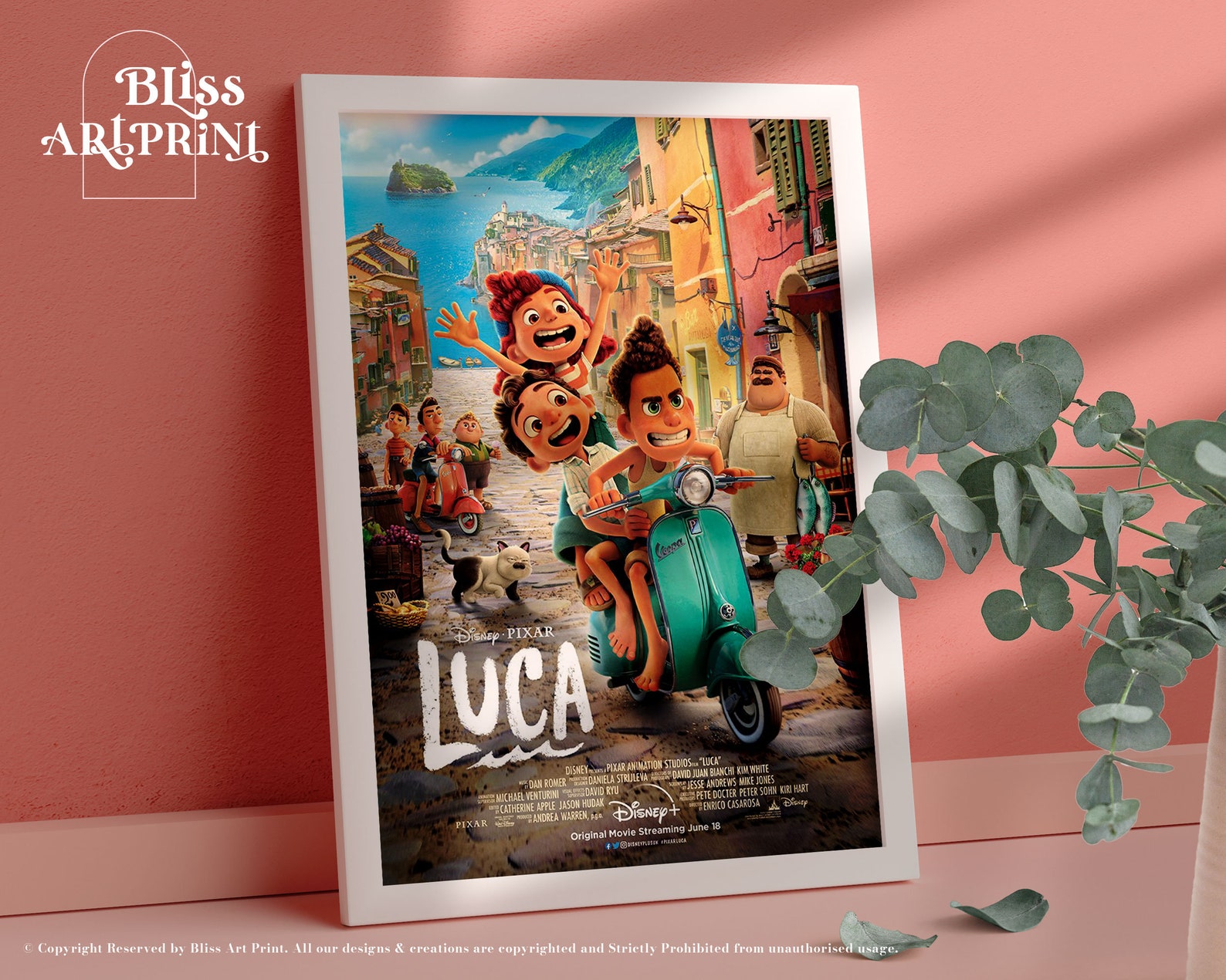 Luca Cartoon Image Poster Luca Poster Little Joys of Luca | Etsy