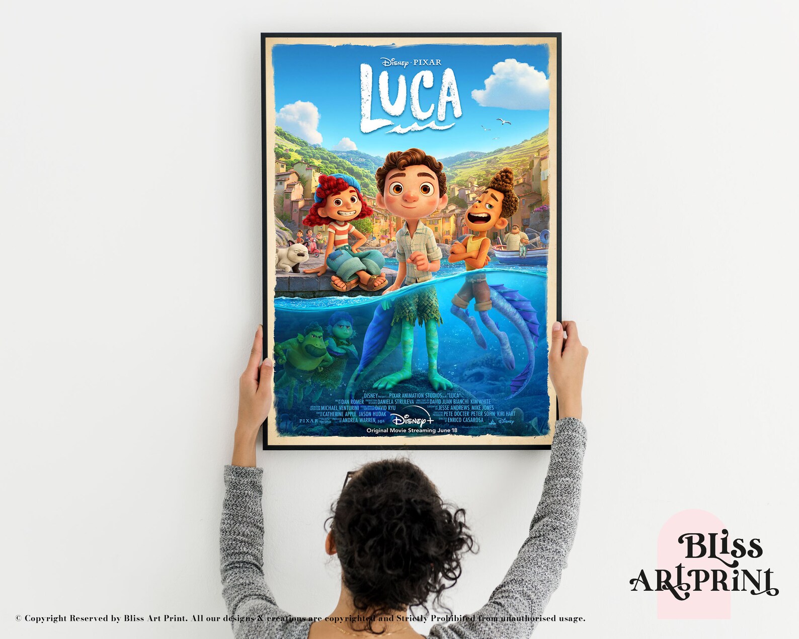 Luca Movie Poster Luca Poster Luca Art Print Luca Cartoon | Etsy