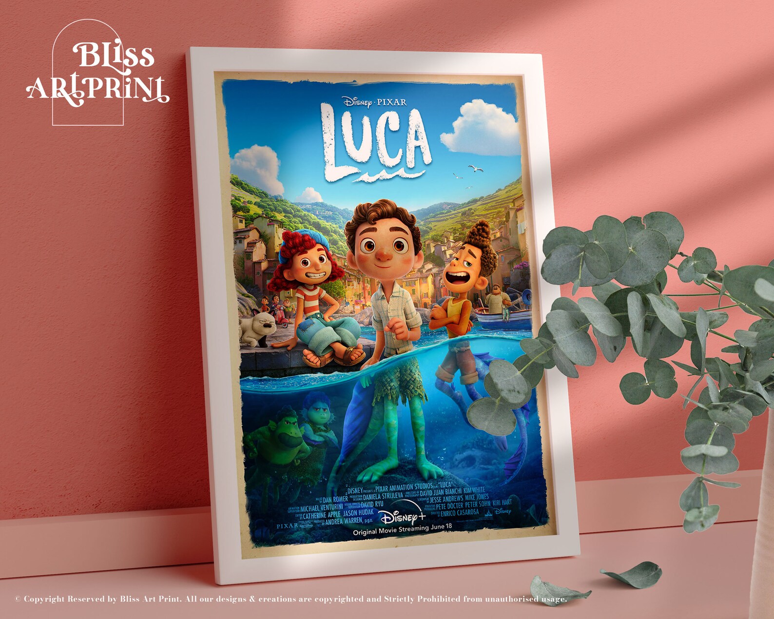 Luca Movie Poster Luca Poster Luca Art Print Luca Cartoon | Etsy