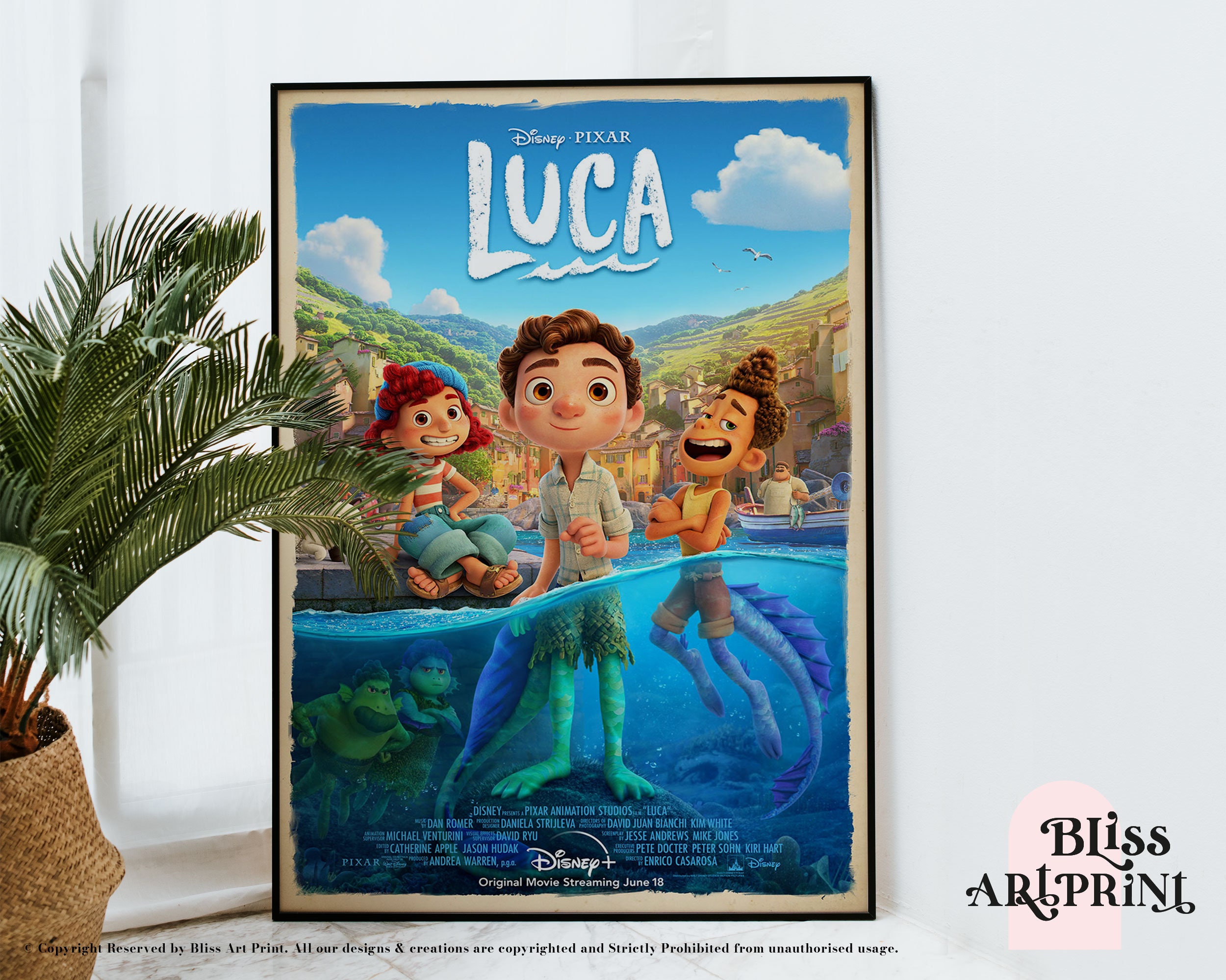 Luca Movie Poster Luca Poster Luca Art Print Luca Cartoon | Etsy