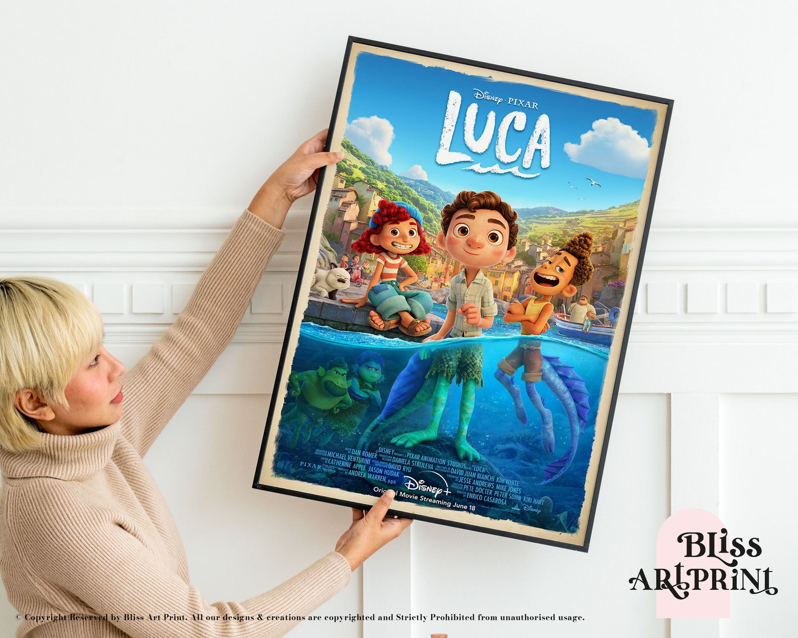 Luca Movie Poster Luca Poster Luca Art Print Luca Cartoon | Etsy