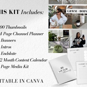 Ultimate Youtube Kit Youtube Templates Banner Intro - Etsy
