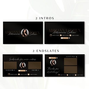 Youtube Branding Kit | Editable Banners, Intros, Outros & Thumbnail ...