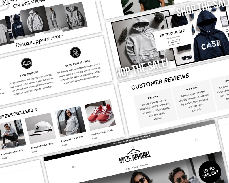 Ecommerce Template Theme | Ecommerce Website Template for Shopify ...