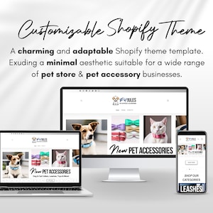 Shopify Theme Pet Store, Website Template for Pet Stores, Pet ...