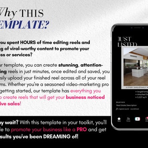 Real Estate Reel Templates | Tiktok and Instagram Reels | Real Estate ...