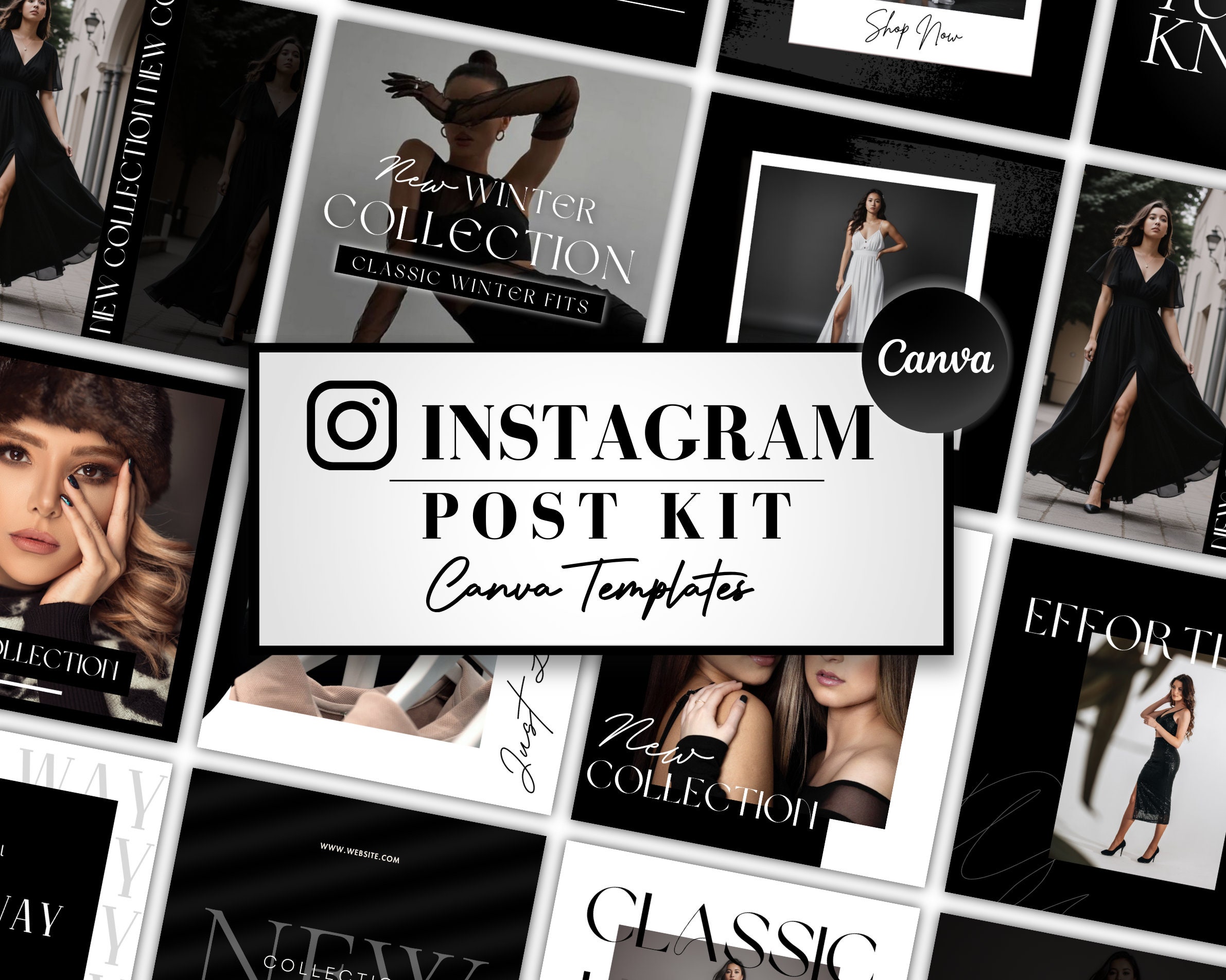 Instagram Post Templates | Templates for Entrepreneurs & Content ...