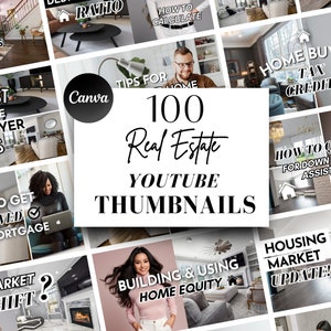 Real Estate Thumbnail Templates Youtube Thumbnail Templates Real Estate ...