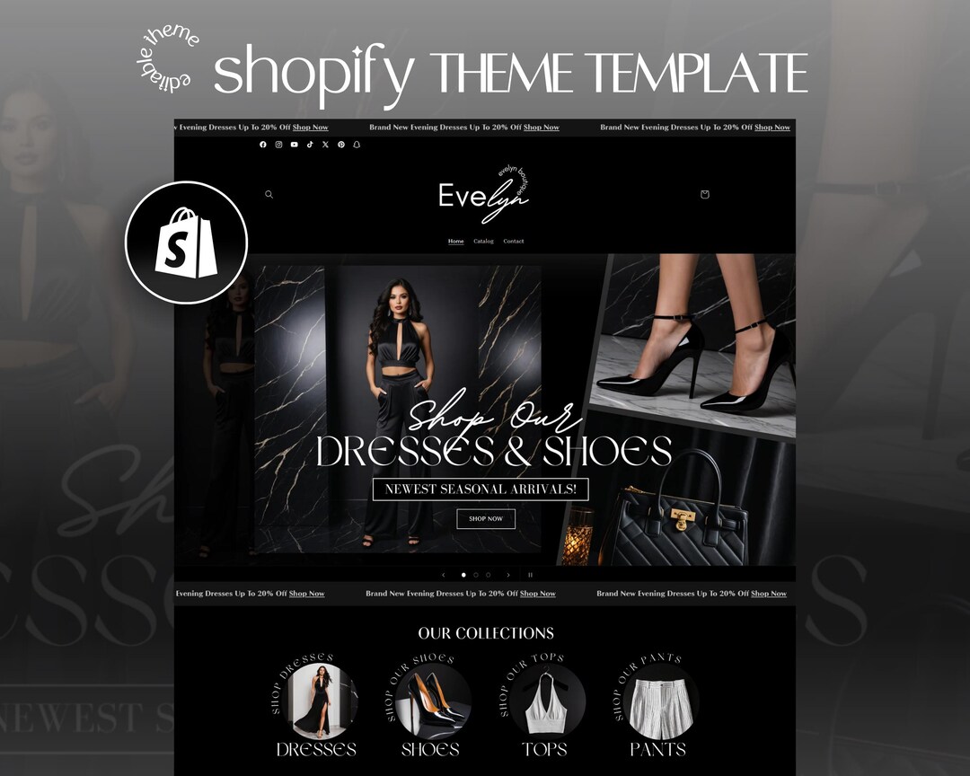 Shopify Theme Luxury, Clothing Boutique, Beauty and Accessory Website ...