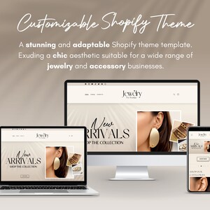 Shopify Jewelry Website Theme | Shopify Website Template for Jewelry ...