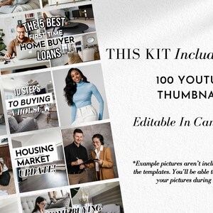 Real Estate Thumbnail Templates | Youtube Thumbnail Templates | Real ...