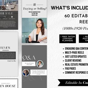 Real Estate Reel Templates | Tiktok and Instagram Reels | Real Estate ...