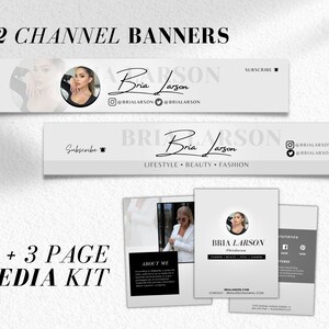 Ultimate Youtube Kit Youtube Templates Banner Intro - Etsy