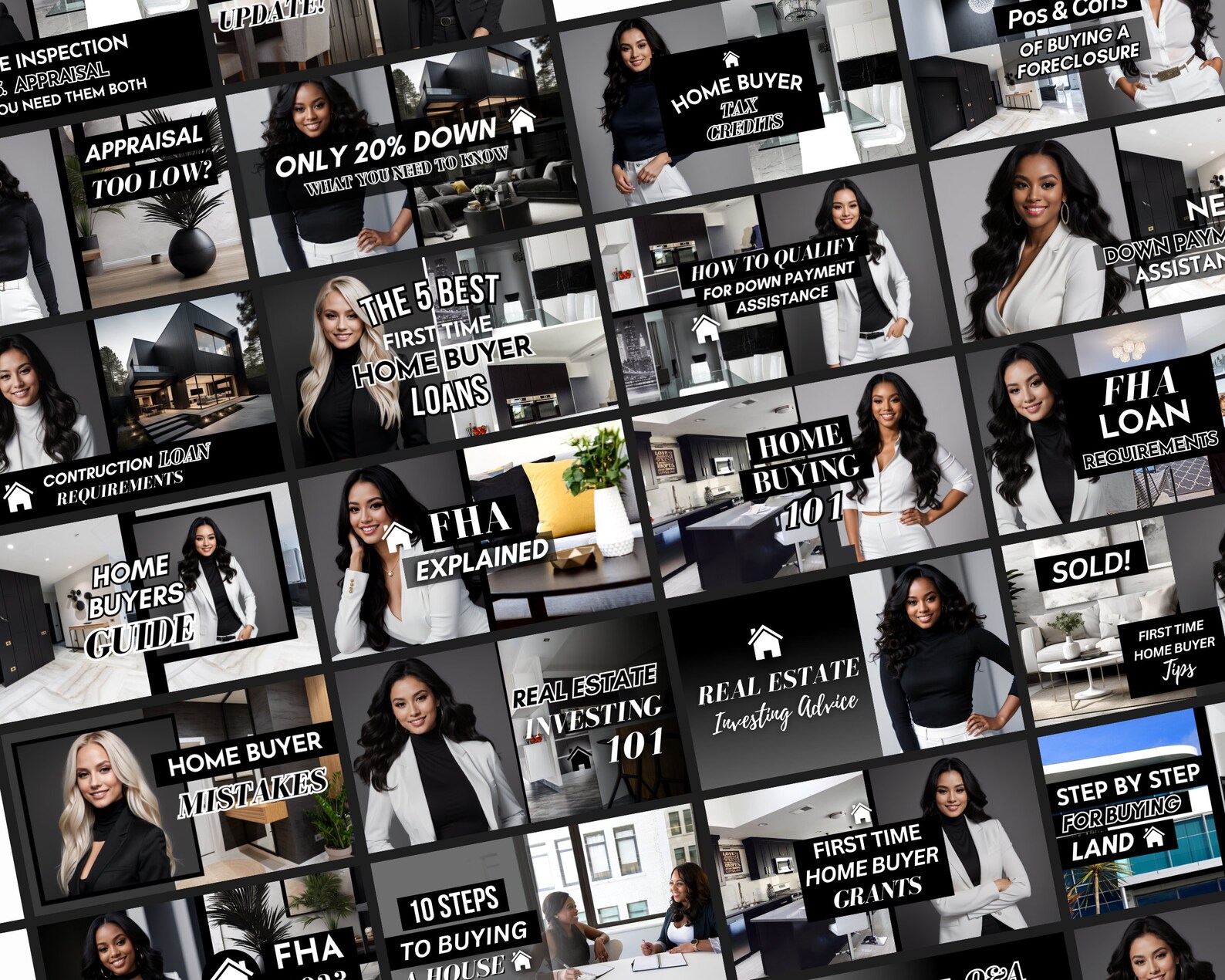 Real Estate Thumbnail Templates | Youtube Thumbnail Templates | Real ...
