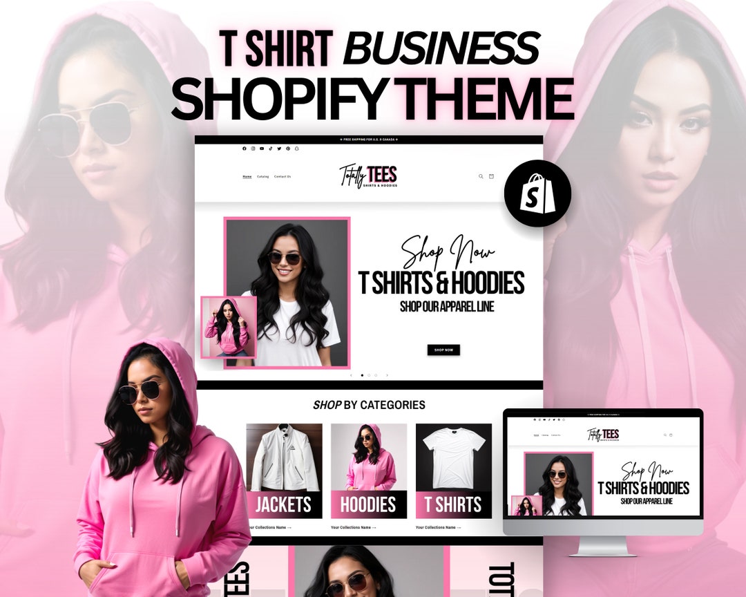 Shopify Theme Clothing/t Shirt Shopify Website Template for Clothing ...
